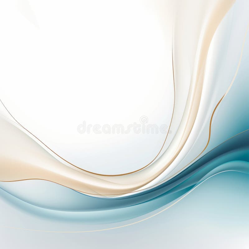 Abstract Blue and White Wave Background Stock Illustration ...