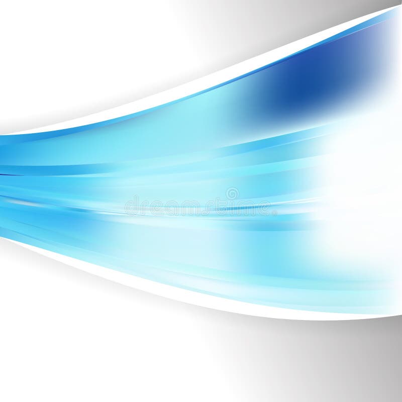 Abstract Blue and White Wave Business Background Vector Image Stock ...