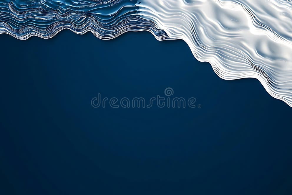 Abstract Blue and White Wave Design Elegant Background for Modern ...