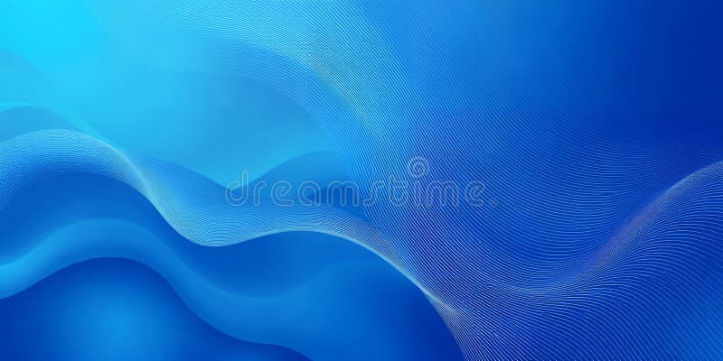 Abstract Blue and White Wave Pattern Stock Illustration - Illustration ...