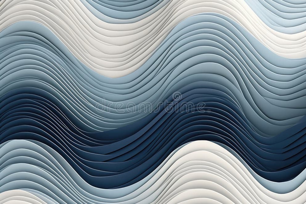 Abstract Blue and White Wave Pattern Background. Suitable for Design ...