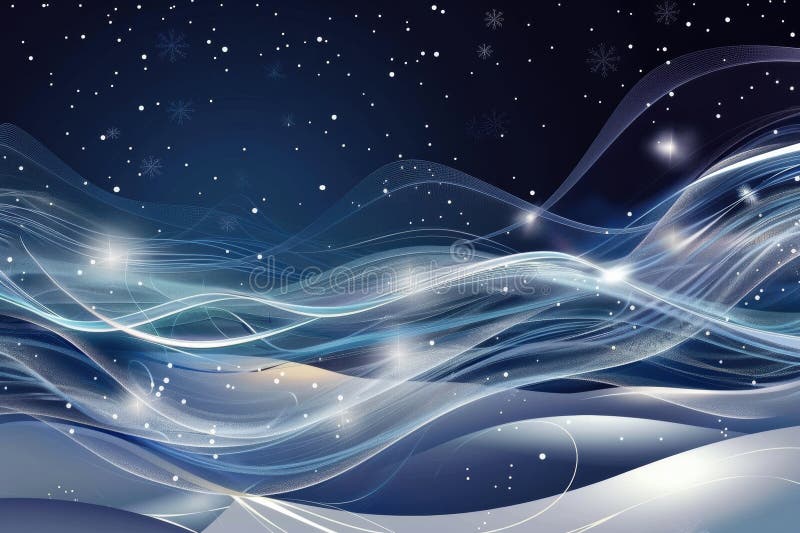 Abstract Blue Winter Background with Cold Tones, Icy Textures, and ...