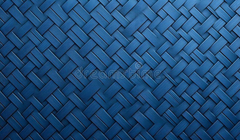 Abstract Blue Woven Basket Pattern Background Stock Illustration ...