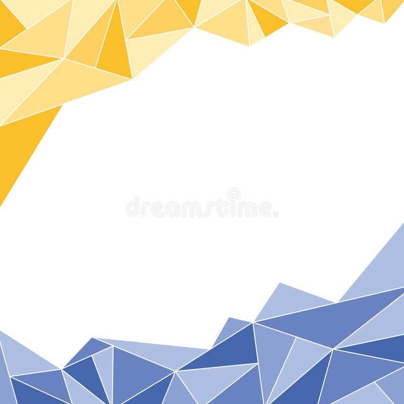 Abstract Blue and Yellow Background Vector for Cover or Website Design ...