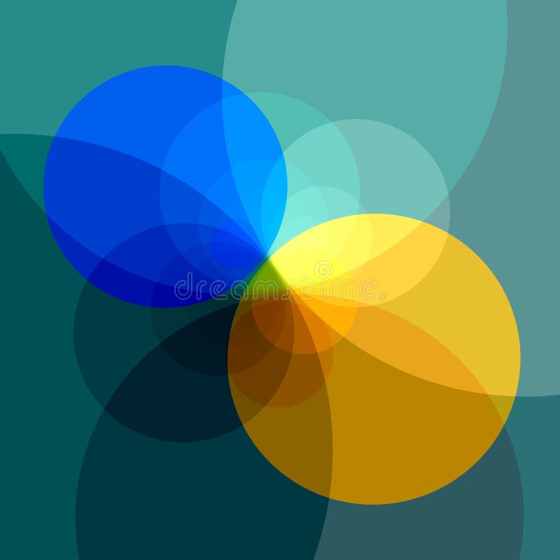 Abstract Blue Yellow Colored Background. Two Different Colors. Design ...