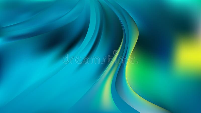 Abstract Blue and Yellow Curve Background Vector Art Stock Vector ...