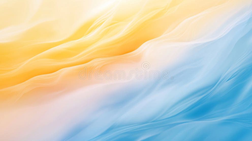 Abstract Blue and Yellow Fabric Texture Background Stock Illustration - Illustration of summer ...