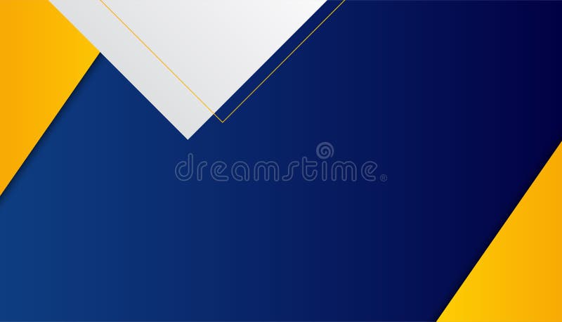 Abstract Blue Yellow Geometric Background Stock Illustration ...