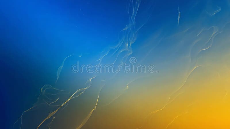 Abstract Blue and Yellow Gradient with Light Trails Stock Footage ...