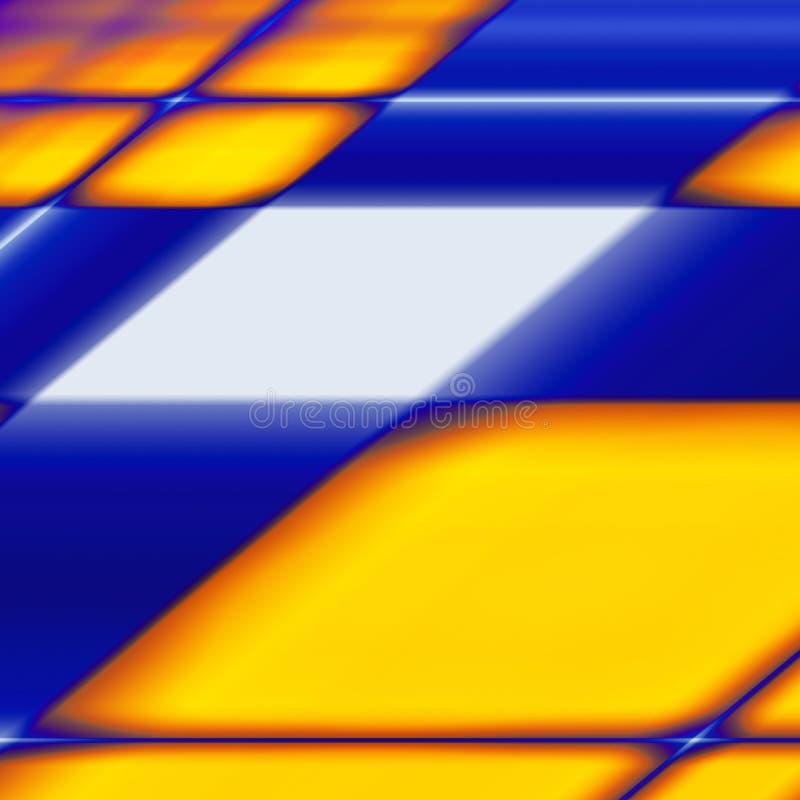 Abstract Blue Yellow Grid Background Stock Illustration - Illustration ...