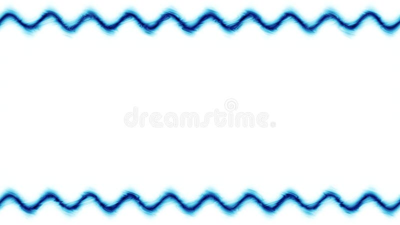 Abstract Blue Zigzag Border Design Stock Footage - Video of color ...