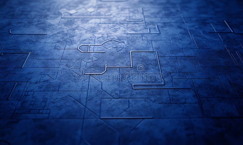 Abstract Blueprint Background with a Clean Architecture Floor Plan ...