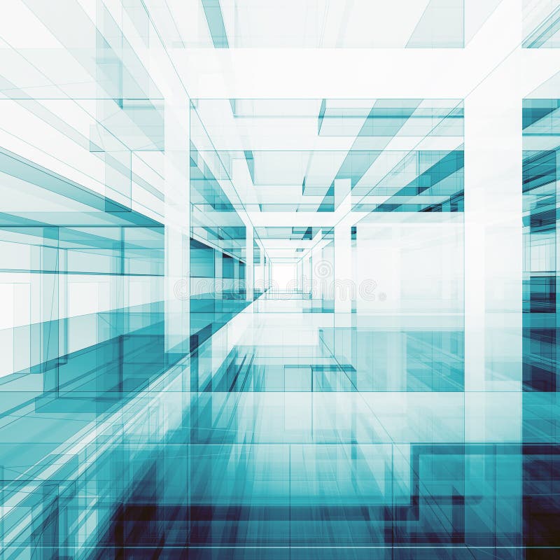 Abstract Blueprint Paper Illustration Stock Illustration - Illustration ...