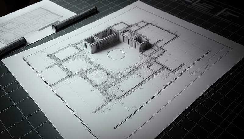 Blueprint Cartoon House Stock Illustrations – 1,151 Blueprint Cartoon ...