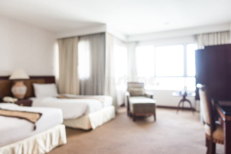 Abstract Blur Bedroom Interior Stock Image - Image of luxury, home ...