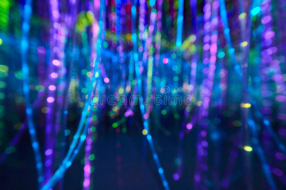 Abstract Blur of Blurry Strings of Light Stock Photo - Image of color ...