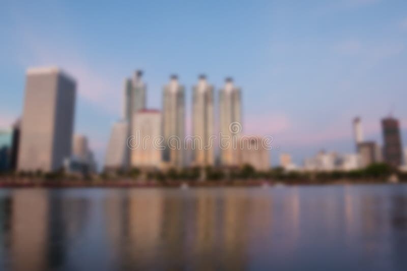 Abstract Blur of Building in Downtown Stock Photo - Image of blurred ...