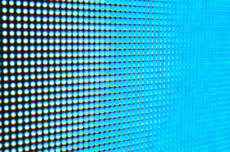 Abstract Blur De-focussed Blue Led Screen Stock Image - Image of ...