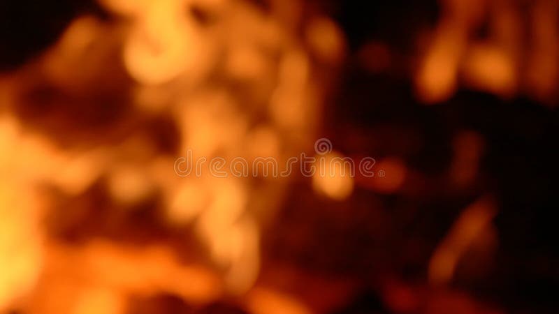 Blur Fire Flames in Slow Motion on Black Background Stock Video - Video ...