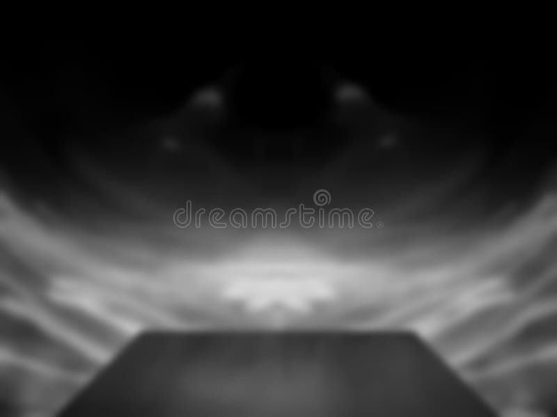Abstract Blur Grey Environment in Black and White Stock Illustration ...
