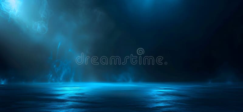 Abstract Blue Glowing Background for Product Presentation Stock ...