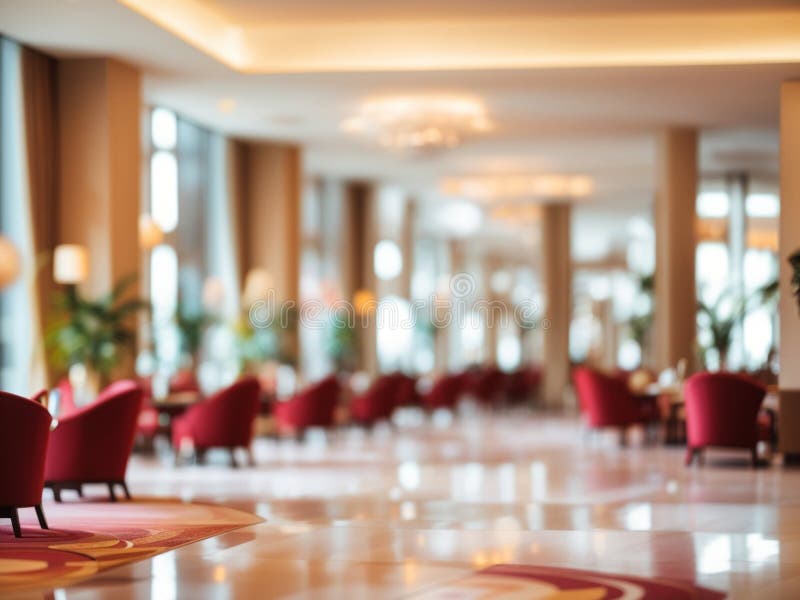 Abstract Blur Luxury Hotel Blur Interior Background Stock Illustration ...