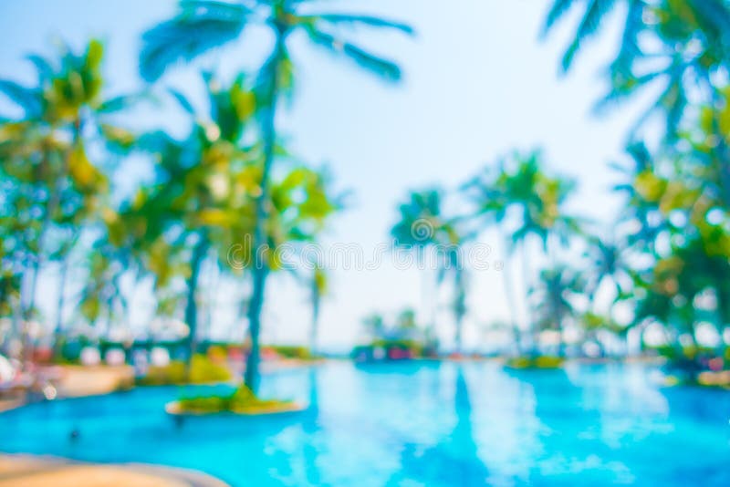 Abstract Blur Outdoor Swimming Pool Stock Image - Image of abstract ...