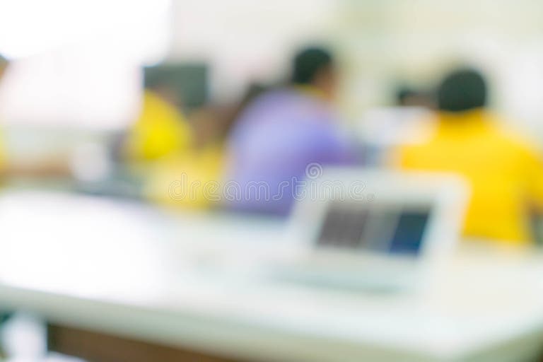 Abstract Blur People Study or Lecture or Meeting or Do Workshop Stock ...