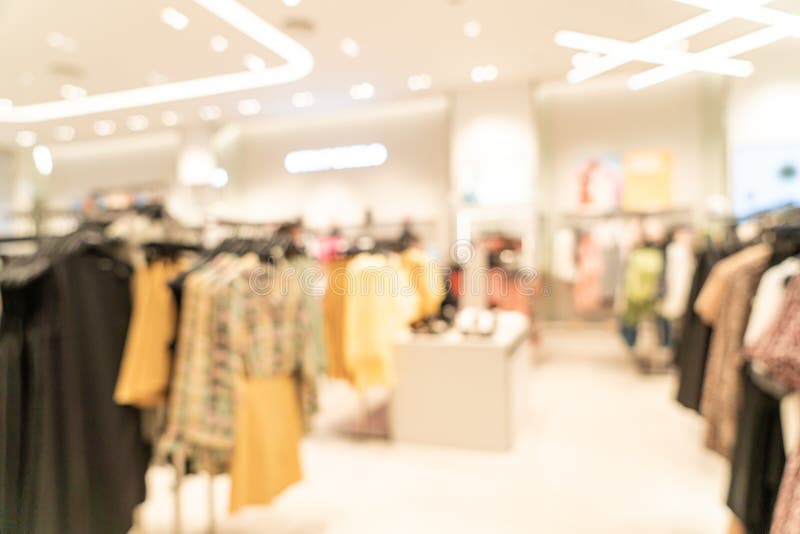 Abstract Blur Shopping Mall and Retail Store for Background Stock Photo ...