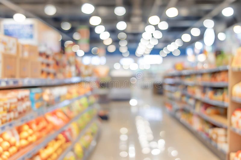 Supermarket Interior Shopping Stock Illustrations – 7,246 Supermarket ...