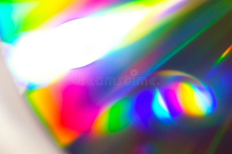 Abstract Blurred Background of Compact Disc with Beautiful Color ...