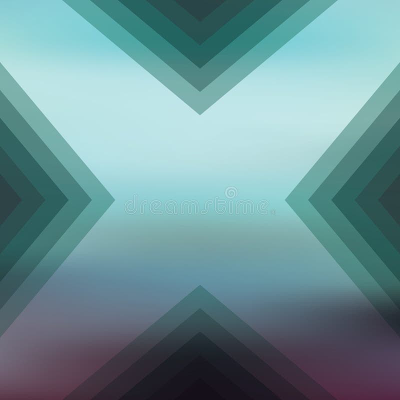 Abstract Blurred Background with Geometric Shapes Stock Vector ...