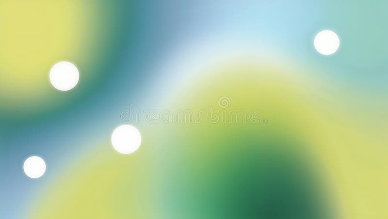 Abstract Blurred Background with Glowing Circles Creating Atmospheric ...