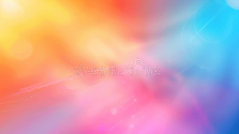 Abstract Blurred Background with Vibrant Colors and Sun Flare Stock ...