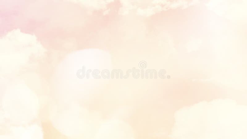 Abstract Blurred Beautiful Soft Cloud Background with a Pastel ...