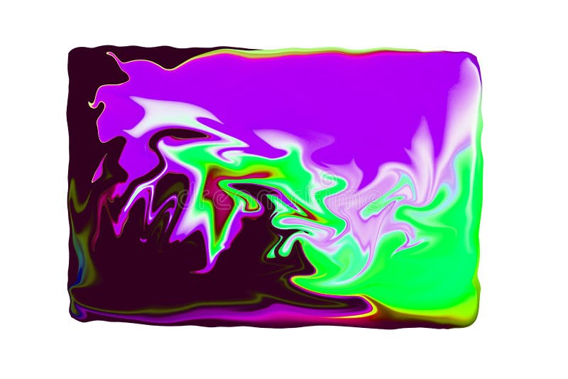 Abstract and Blurred Blots of Rectangular Shapes on a White Background ...