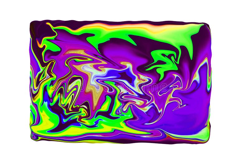 Abstract and Blurred Blots of Rectangular Shapes on a White Background ...