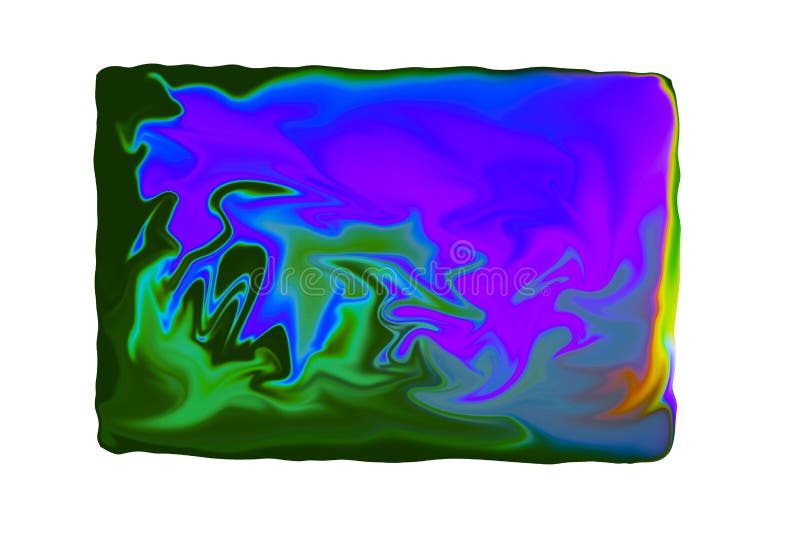 Abstract and Blurred Blots of Rectangular Shapes on a White Background ...