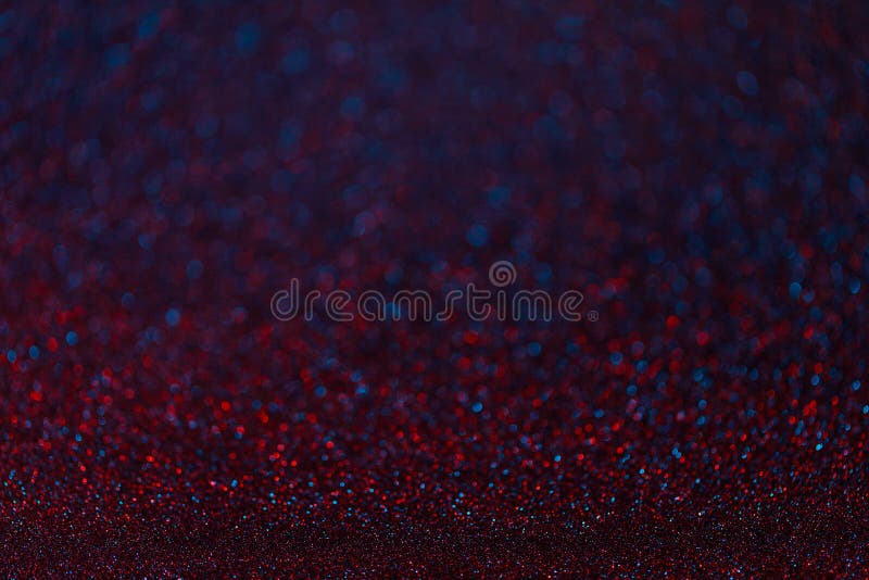 Abstract Blurred Blue Red Magic Glitter Background with Copy Space ...