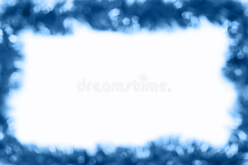 Abstract Blurred Border Background for Christmas in Classic Blue Trendy ...