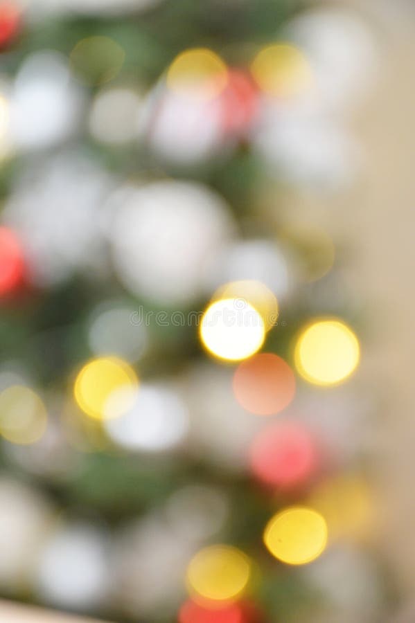 Abstract Blurred Christmas Background. Blurred Christmas Lights and ...