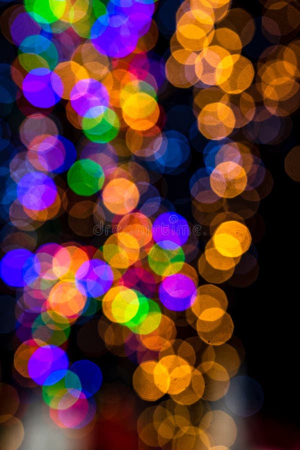 Abstract Blurred Christmas Lights Background Stock Image - Image of ...
