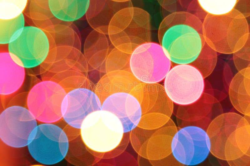 Abstract Blurred Circular Bokeh Lights Stock Photo - Image of festive ...