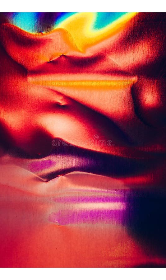 Abstract and Blurred Color Background in Scarlet Tones Stock Photo ...