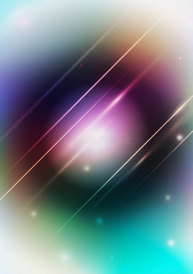 Abstract Blurred Colors Background with Lighting Stock Vector ...