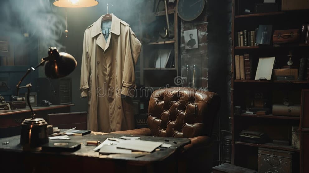 Abstract Blurred Detective Concept Perfect for Noir and Crime Visuals ...