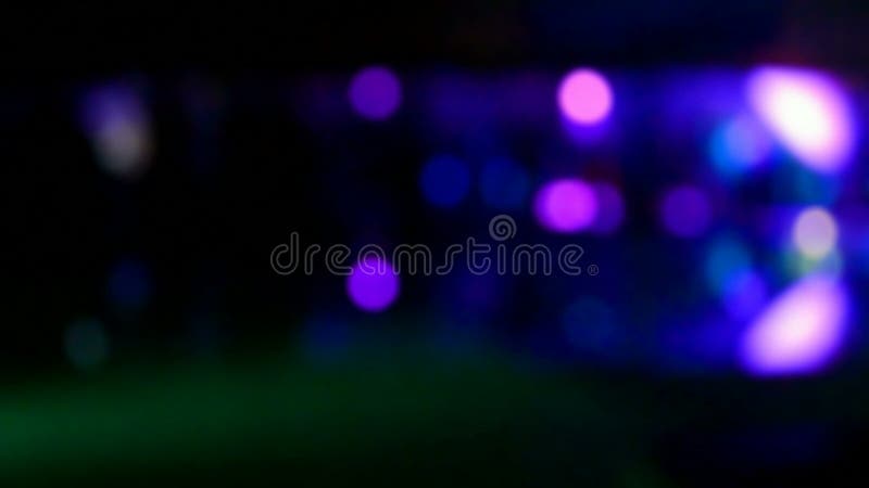 Abstract Blurred Background with Bubbles and Multi-colored Flashing ...