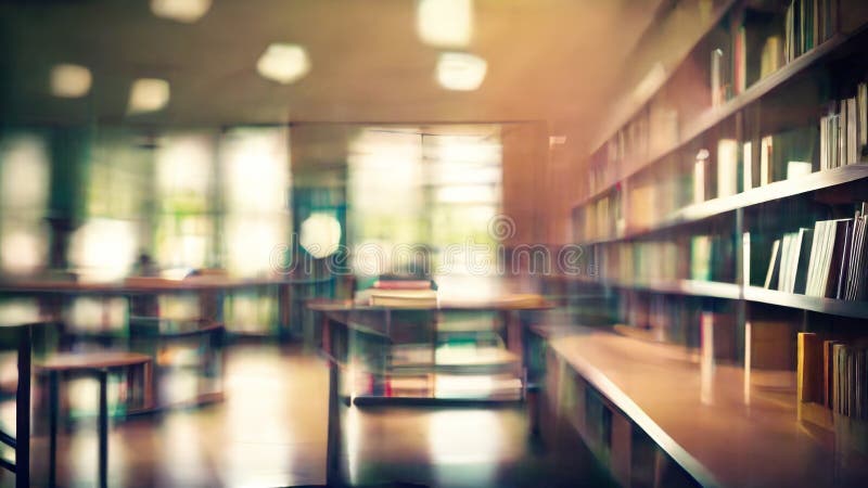 Empty College Library Interior Space Stock Illustrations – 722 Empty ...