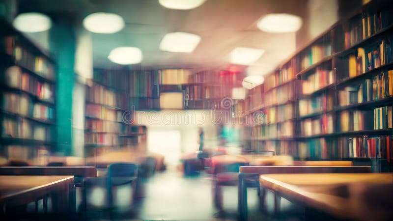 Empty College Library Interior Space Stock Illustrations – 722 Empty ...