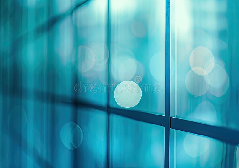 Abstract Blurred Glass Building Facade in Urban Setting. Stock ...